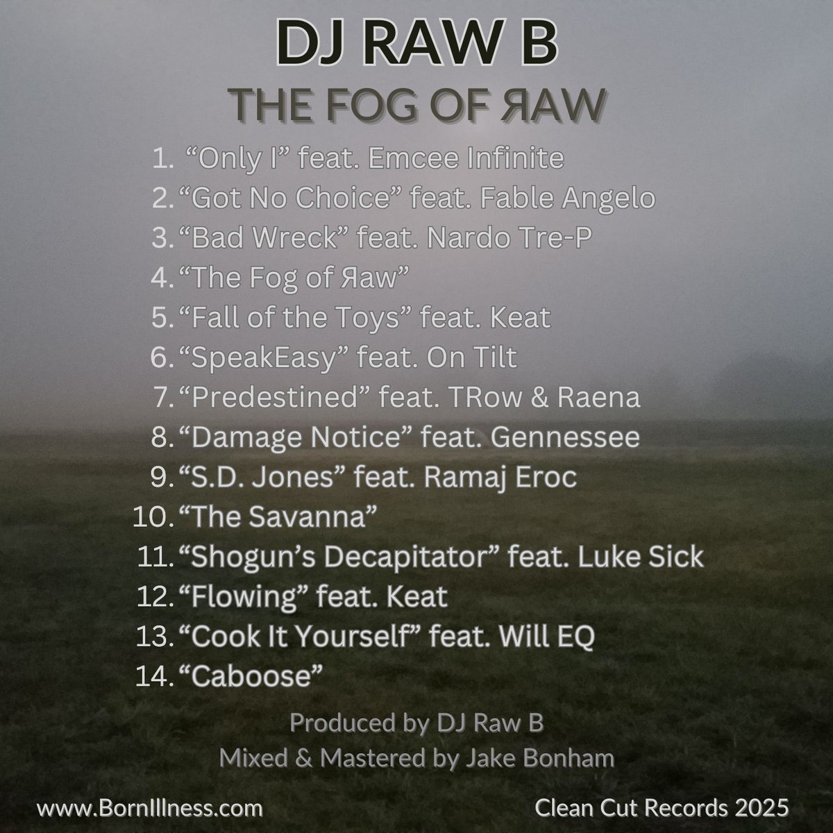 The Fog of Raw (LP) | DJ Raw B