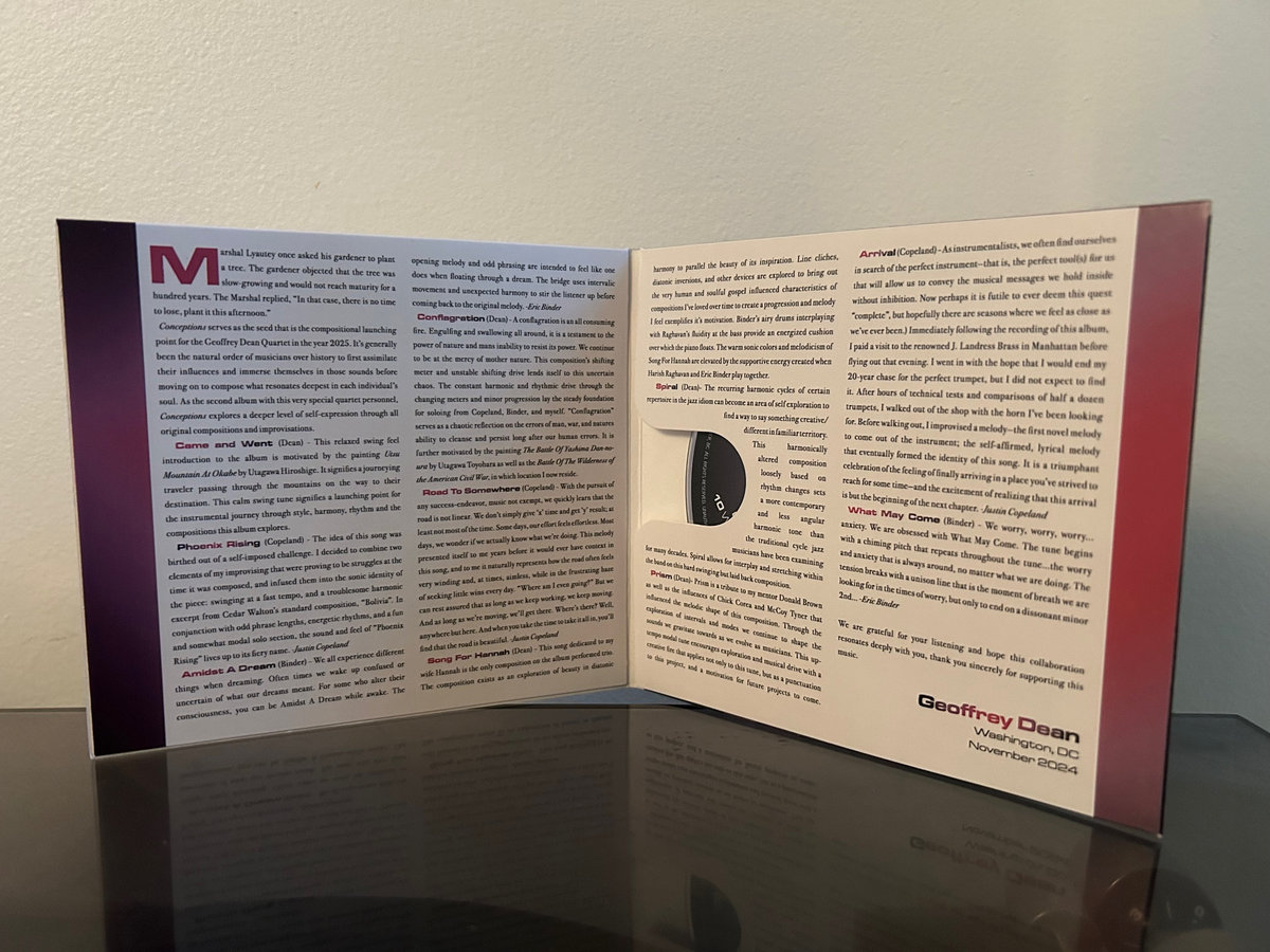 Conceptions | Geoffrey Dean Quartet | Geoffrey Dean