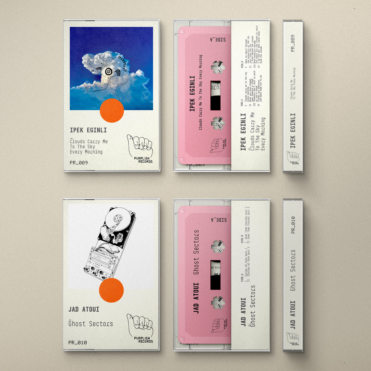 Batch #5 - Electroacoustic (PR_009 & PR_010) | Ipek Eginli/Jad Atoui | Purplish Records