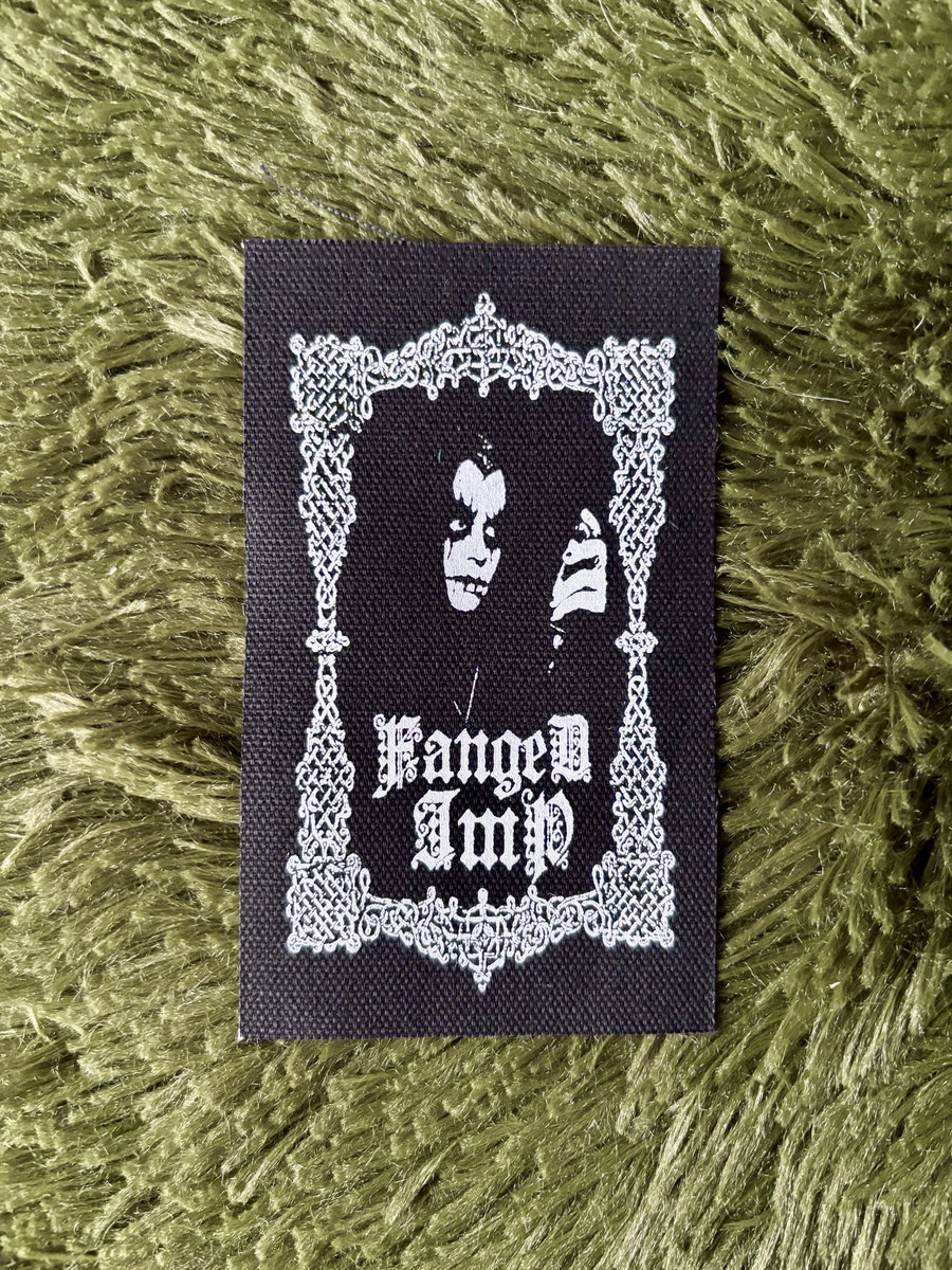 Fanged Imp screenprinted patch | WereGnome Records
