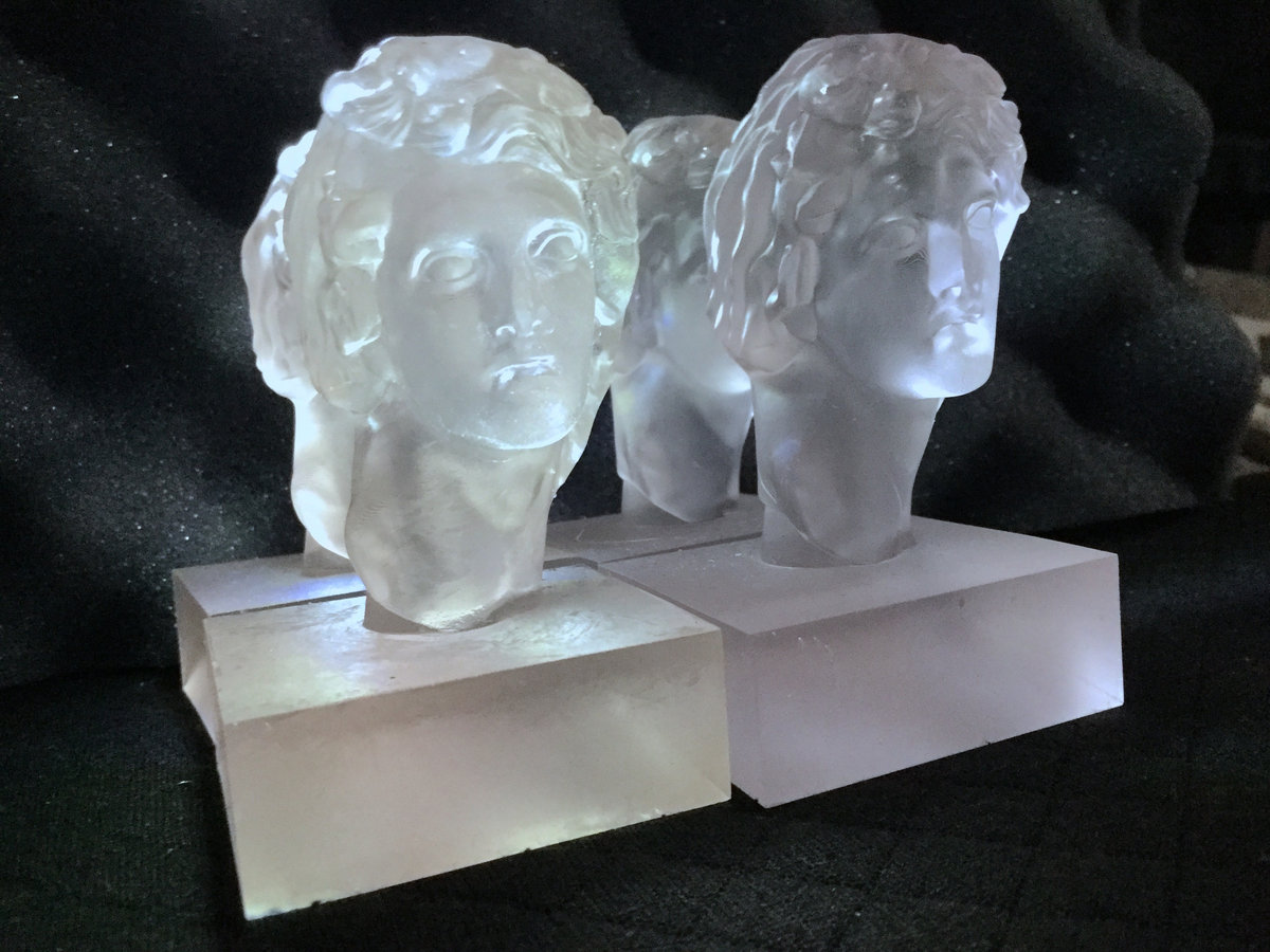 Clear/Transparent Helios Statue | Mall Talk Collective