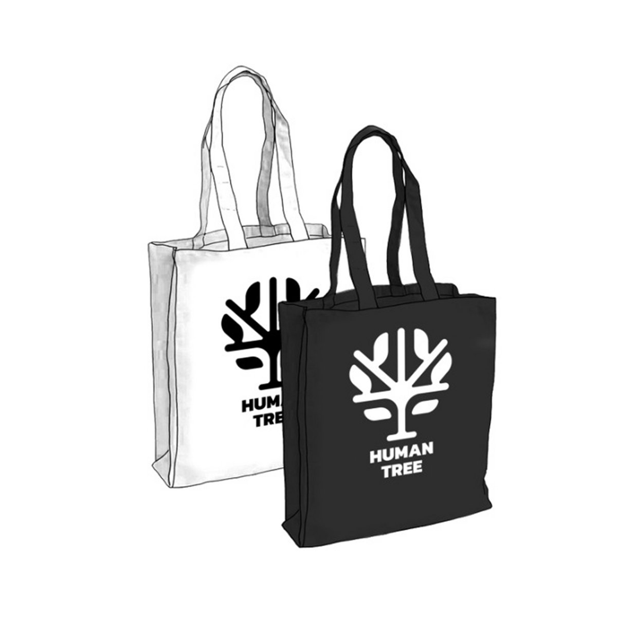 Human Tree white bags | Human Tree