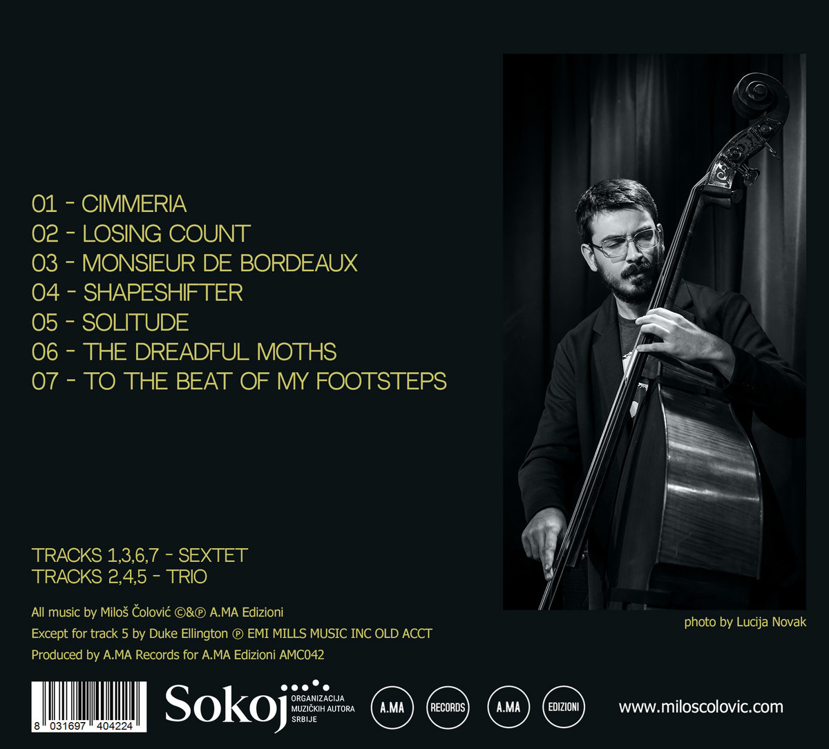 To The Beat Of My Footsteps | Milos Colovic | A.MA Records A.MA Edizioni