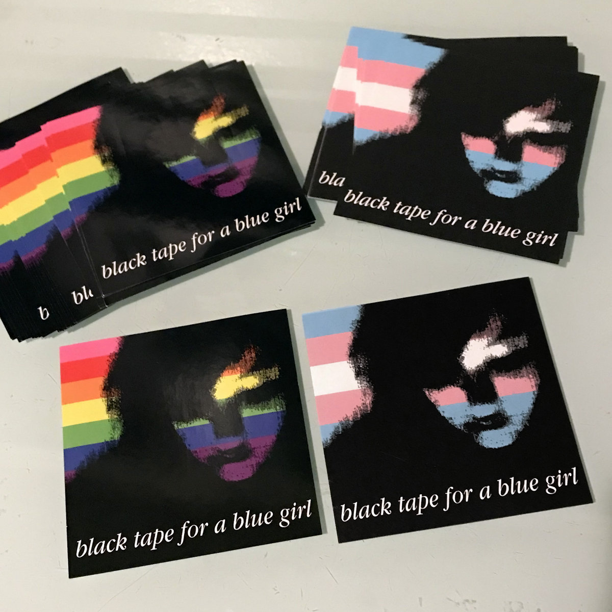 Pride & Trans Pride Stickers | Black Tape For A Blue Girl