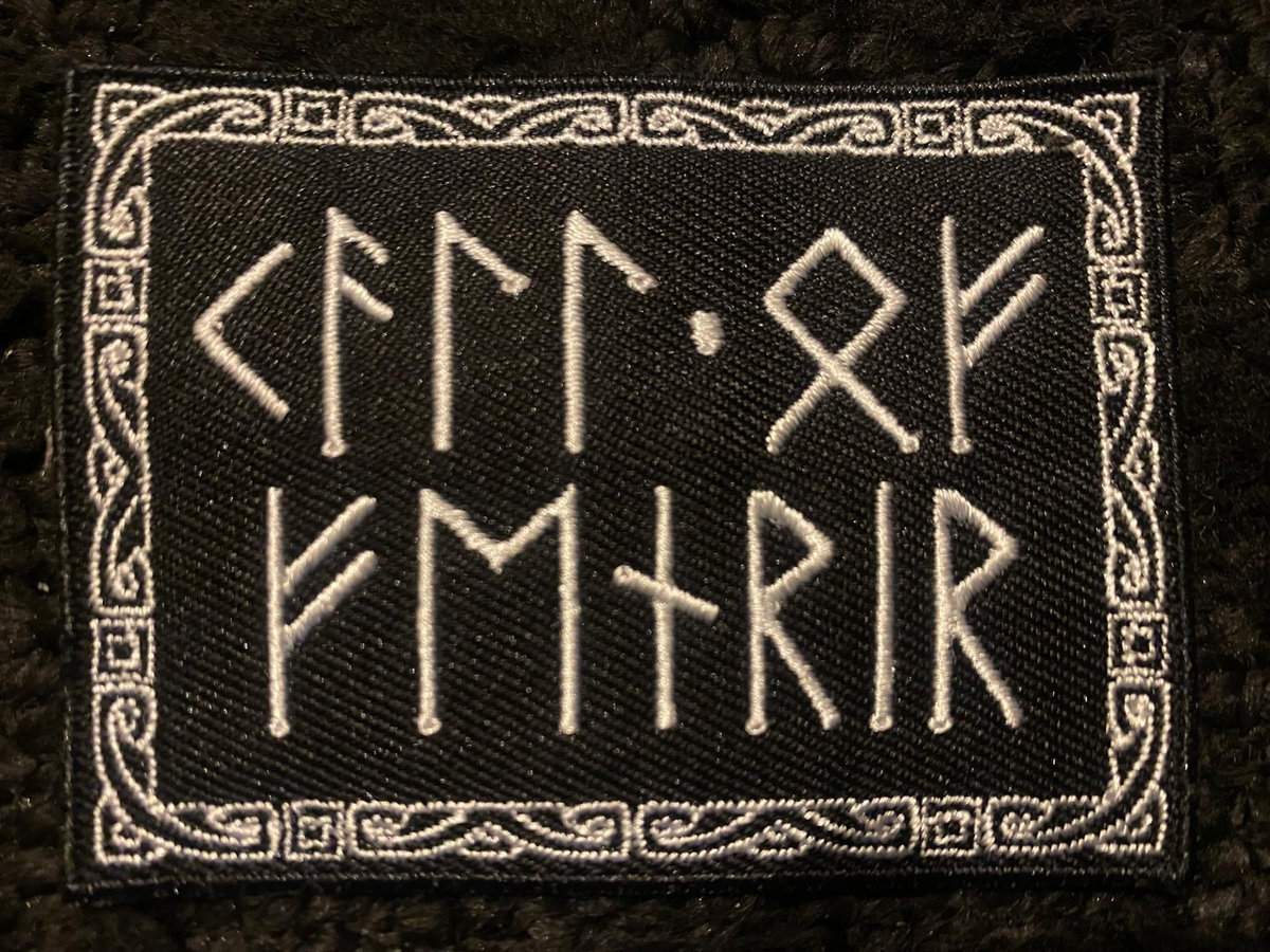 Runic Logo Patch With Border | Call Of Fenrir
