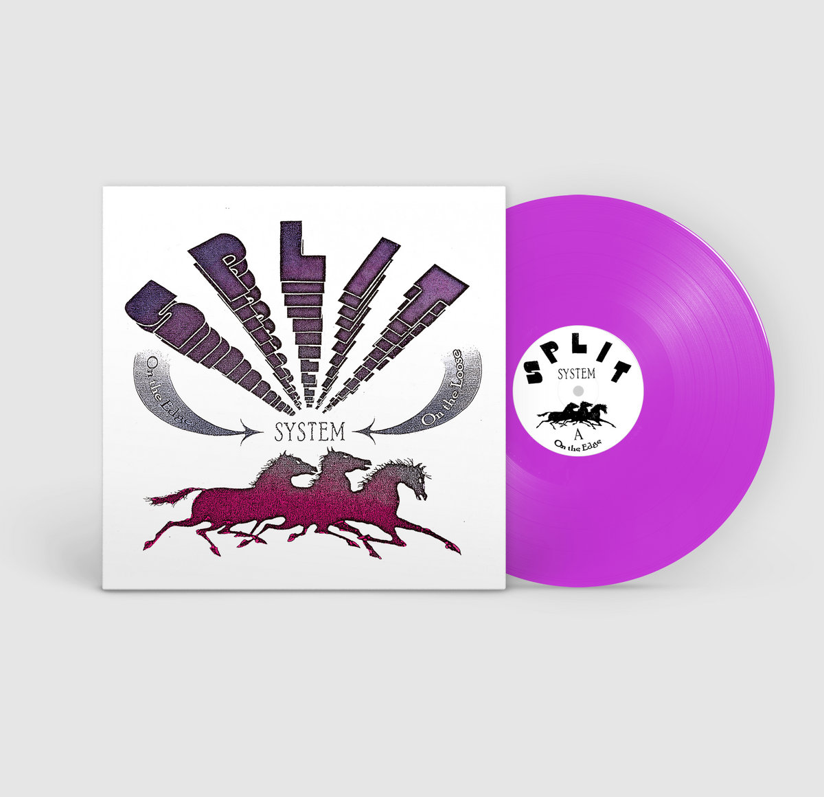 On The Edge/ On The Loose 7" | Split System | Drunken Sailor Records