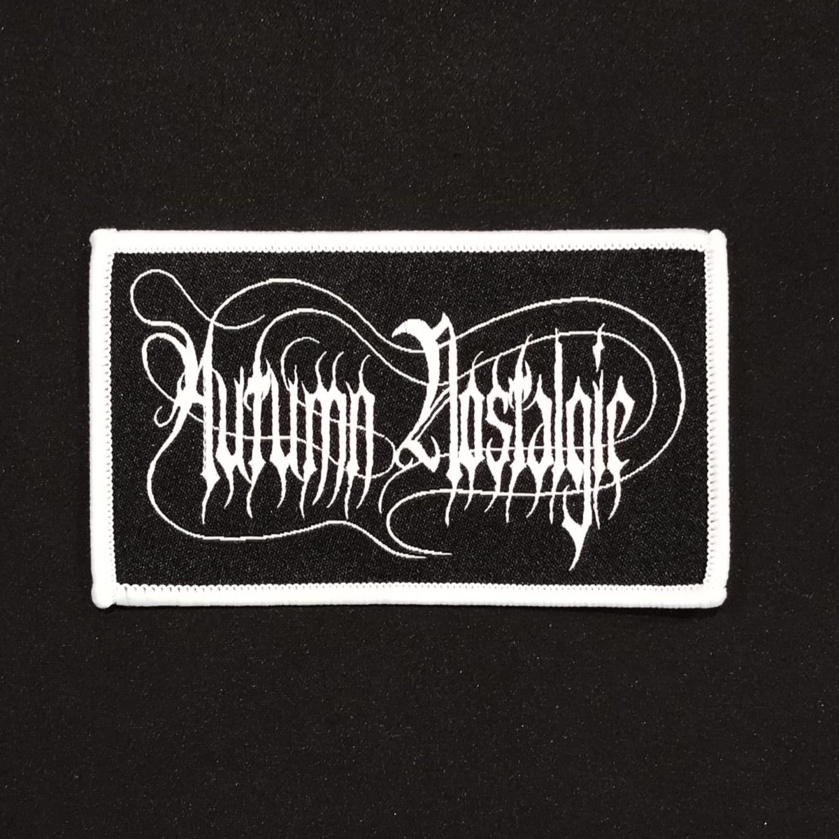 Logo patch - white border (woven) | Autumn Nostalgie