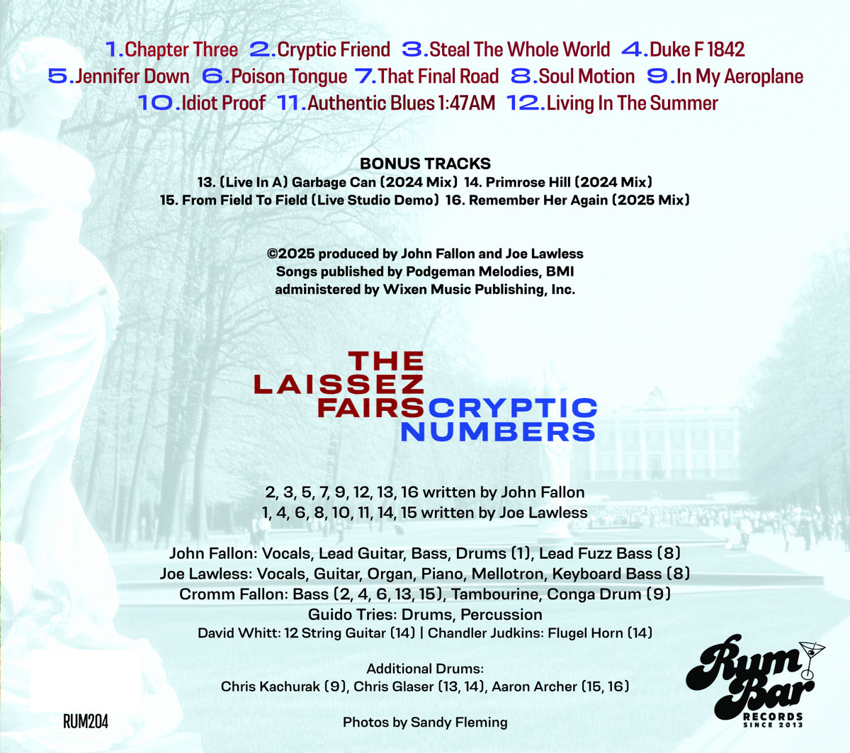 Cryptic Numbers | The Laissez Fairs