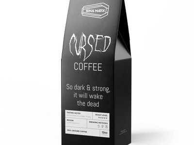 Limited Edition CURSED Coffee 12oz. w/ FREE DOWNLOAD! | SINA MATIX