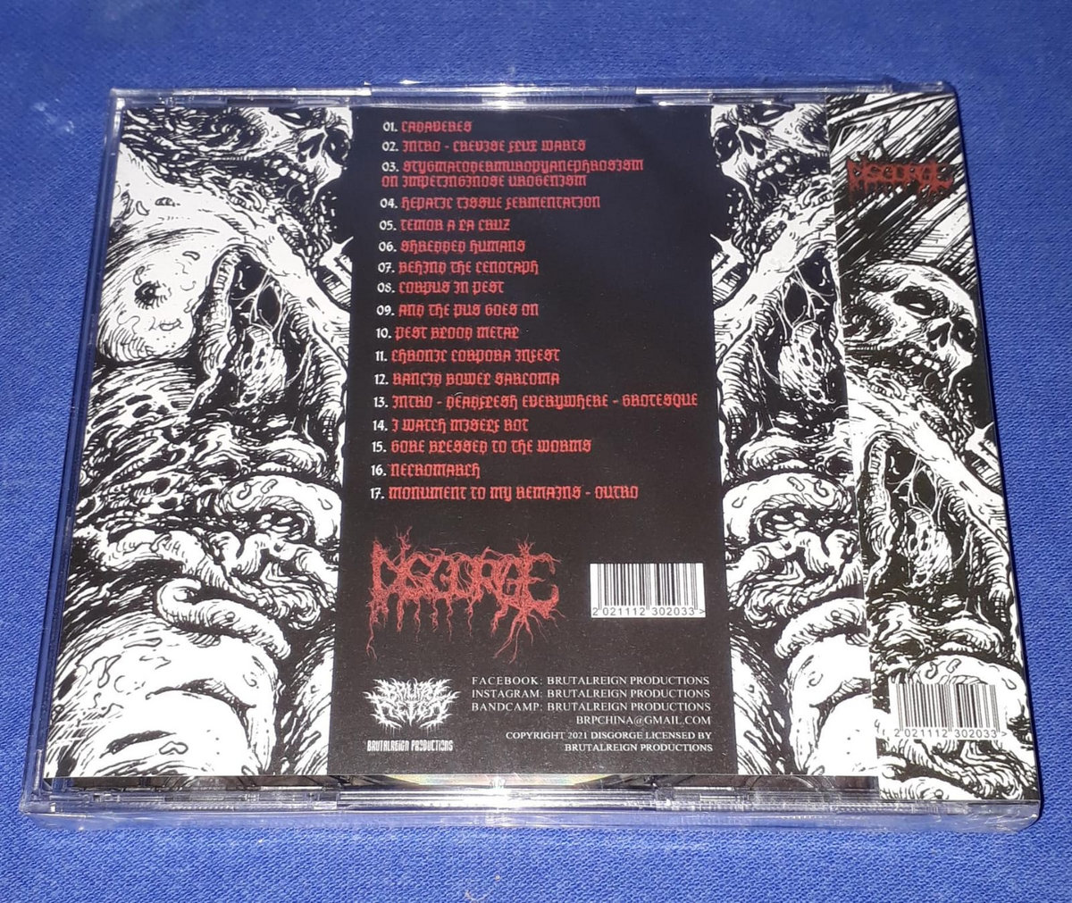 DISGORGE: Old Mortuary - CD | Rotten Foetus Records