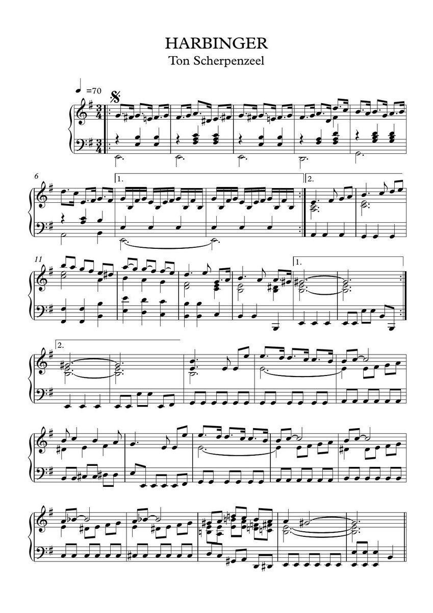 Harbinger | Ton Scherpenzeel
