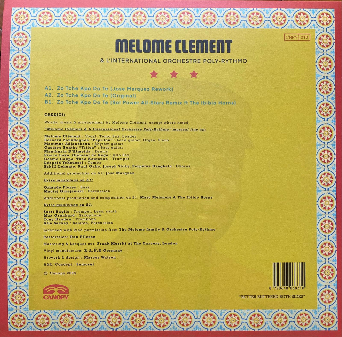 Zo Tche Kpo Do Te Reworks | Melome Clement & L'International Orchestre Poly-Rythmo | Canopy