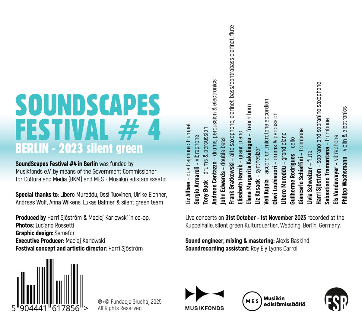 SoundScapes #4 Berlin 2023 silent green | SoundScapes # 4 Ensemble ...