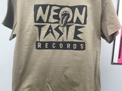 Neon Taste logo on brown | Neon Taste Records