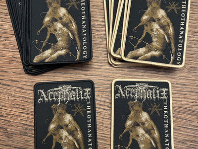 Limited Edition Theothanatology PATCH - Gold Border | Acephalix