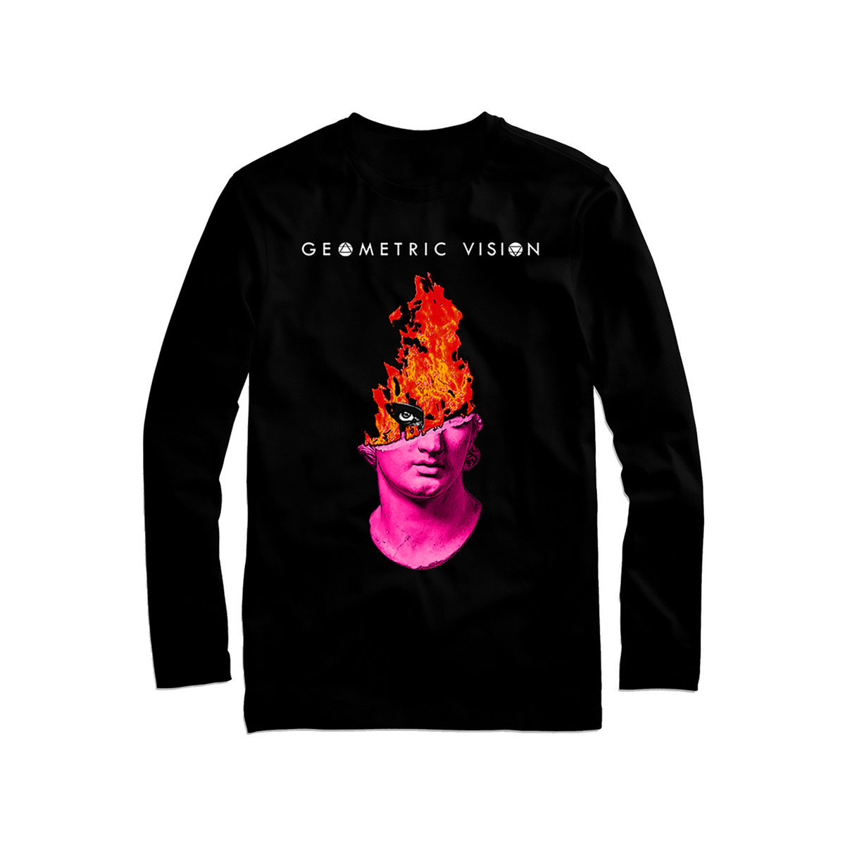 Fire! Fire! Fire! Long Sleeve Tee | GEOMETRIC VISION