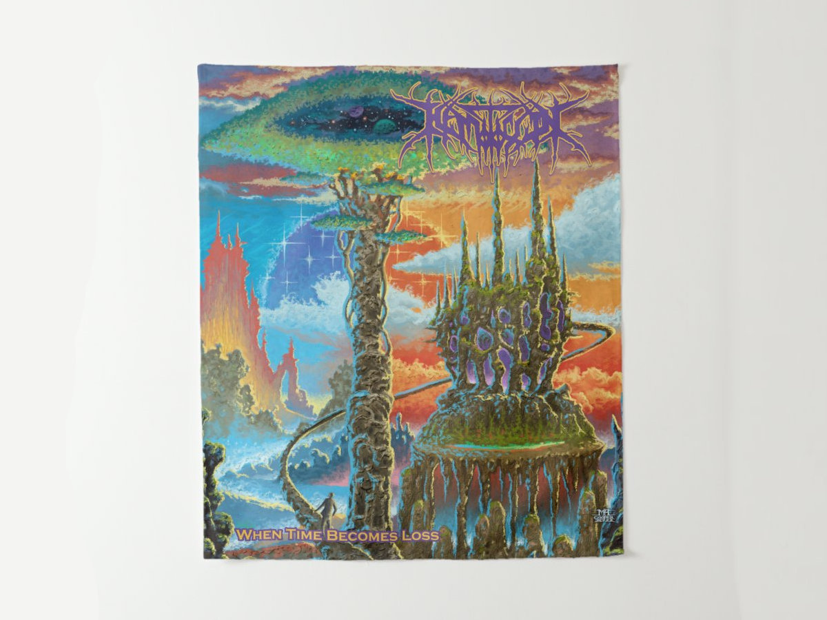 When Time Becomes Loss - Wall Flag | Hemotoxin