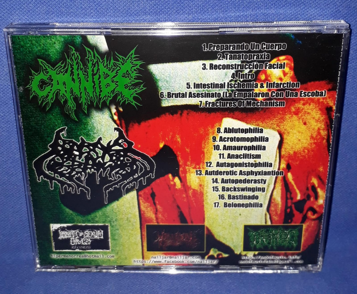 CANNIBE / DARAH PERAWAN - Split CD | Cemitério Records | Rotten Foetus Records