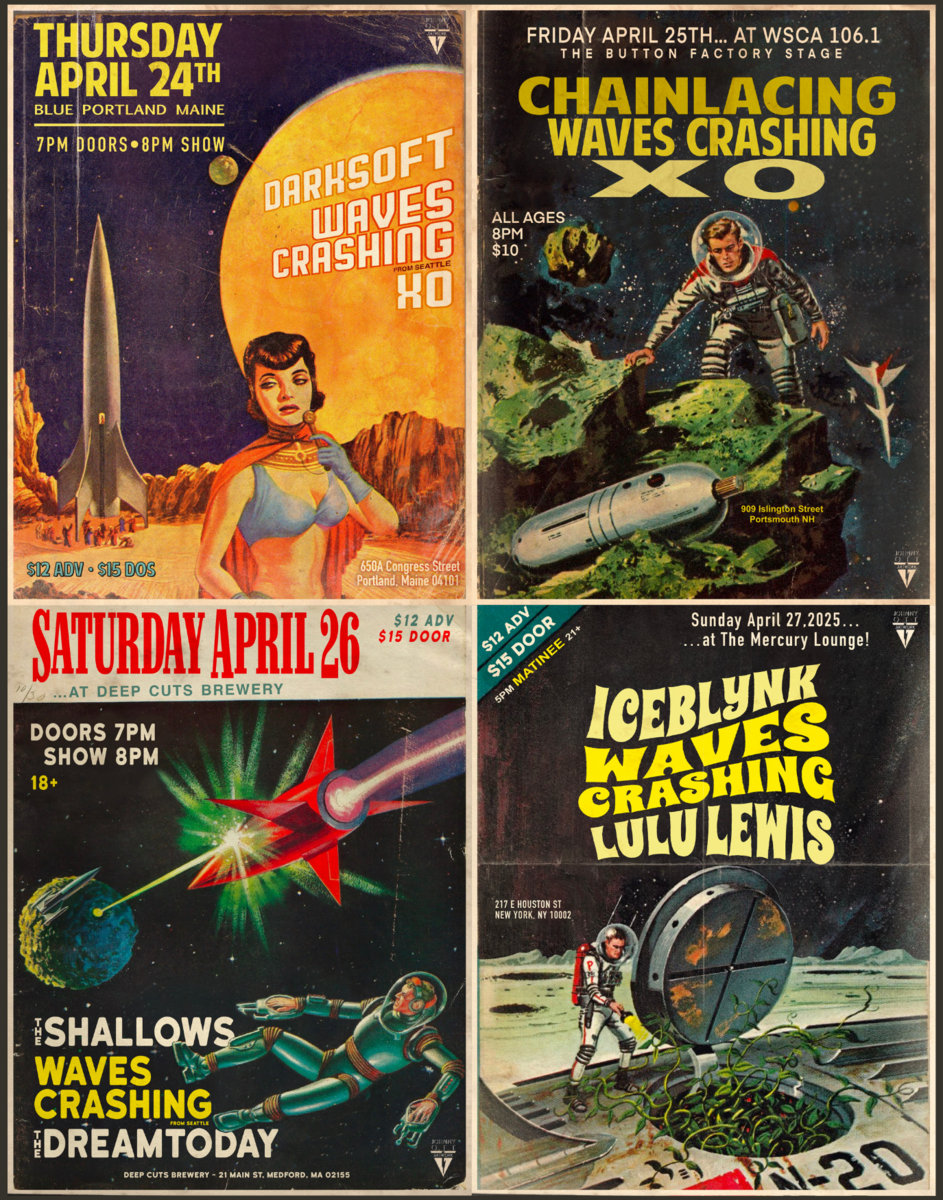 Signed Tour Poster | Waves Crashing