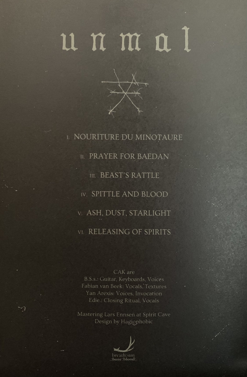 Unmal | Curse All Kings | breathsunboneblood