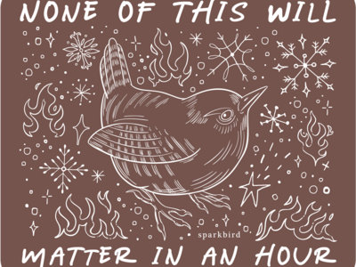 Minor Holiday Sticker | Sparkbird