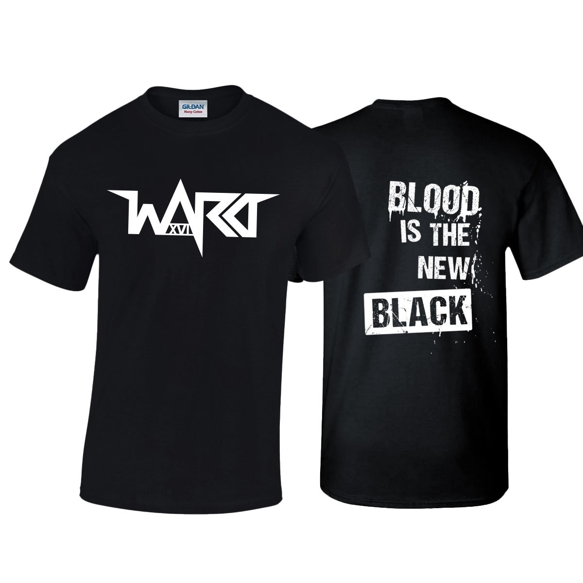BLOOD IS THE NEW BLACK Black T- Shirt. | Ward XVI