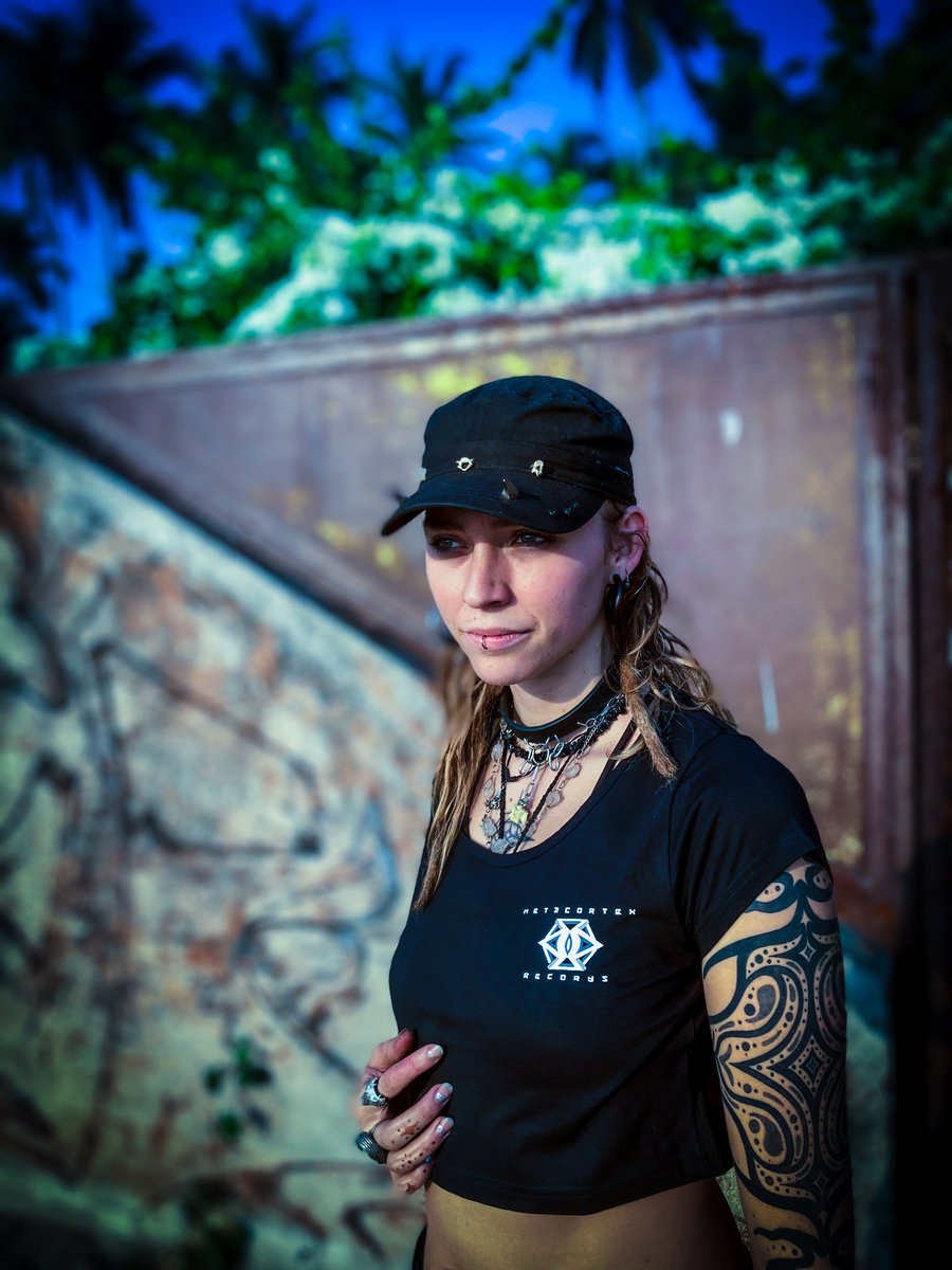 Metacortex Records Death Black Women CropTop by Triquetraprojekt | Metacortex Records