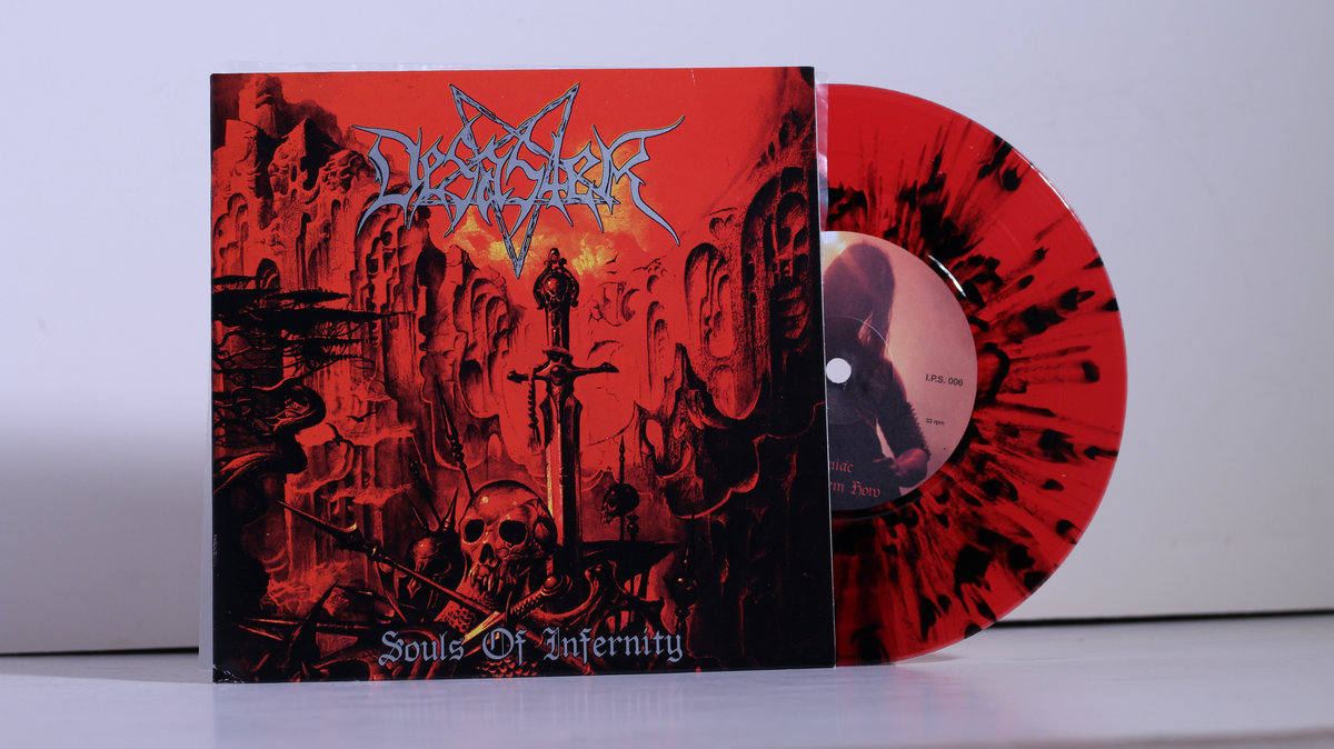 DESASTER - Souls of Infernity (7" EP) BLACK SPLATTER | Reaper Metal ...