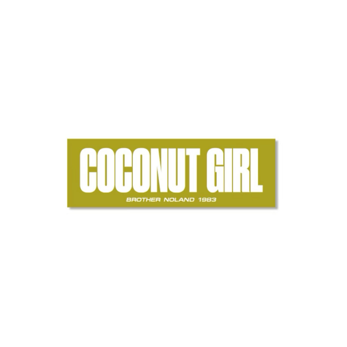 Coconut Girl Bumper Sticker | Aloha Got Soul