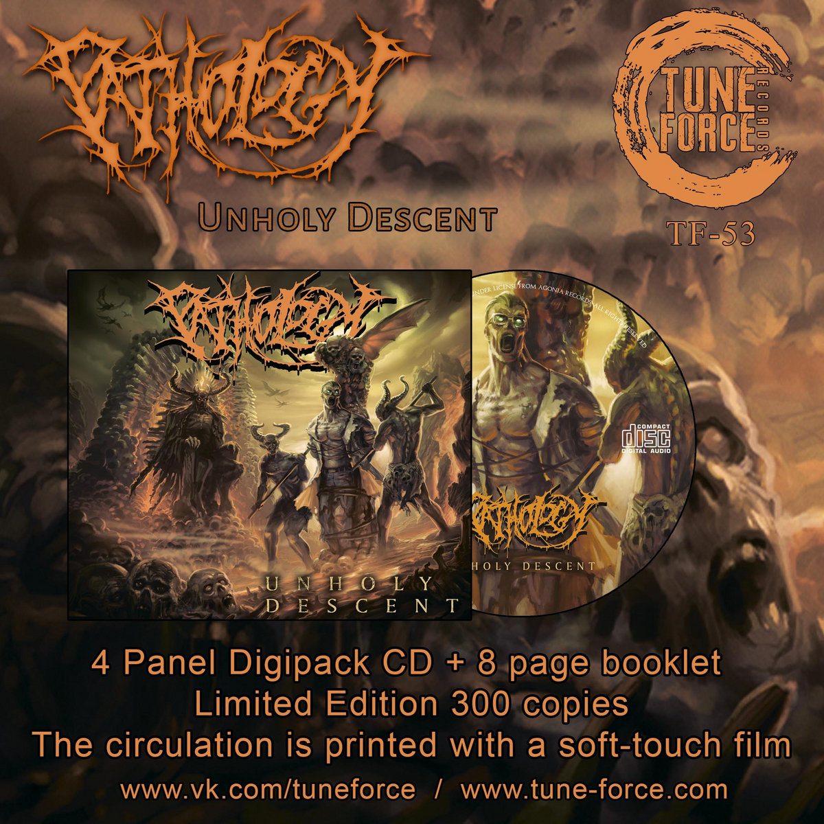 PATHOLOGY Unholy Descent Digipack CD | coyoterecords