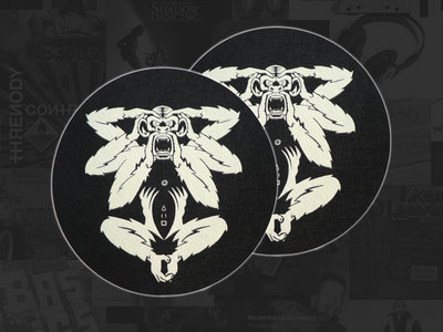 DEFORMER - 2x Glow in the dark Slipmat - Limited Edition | REDRUM RECORDZ