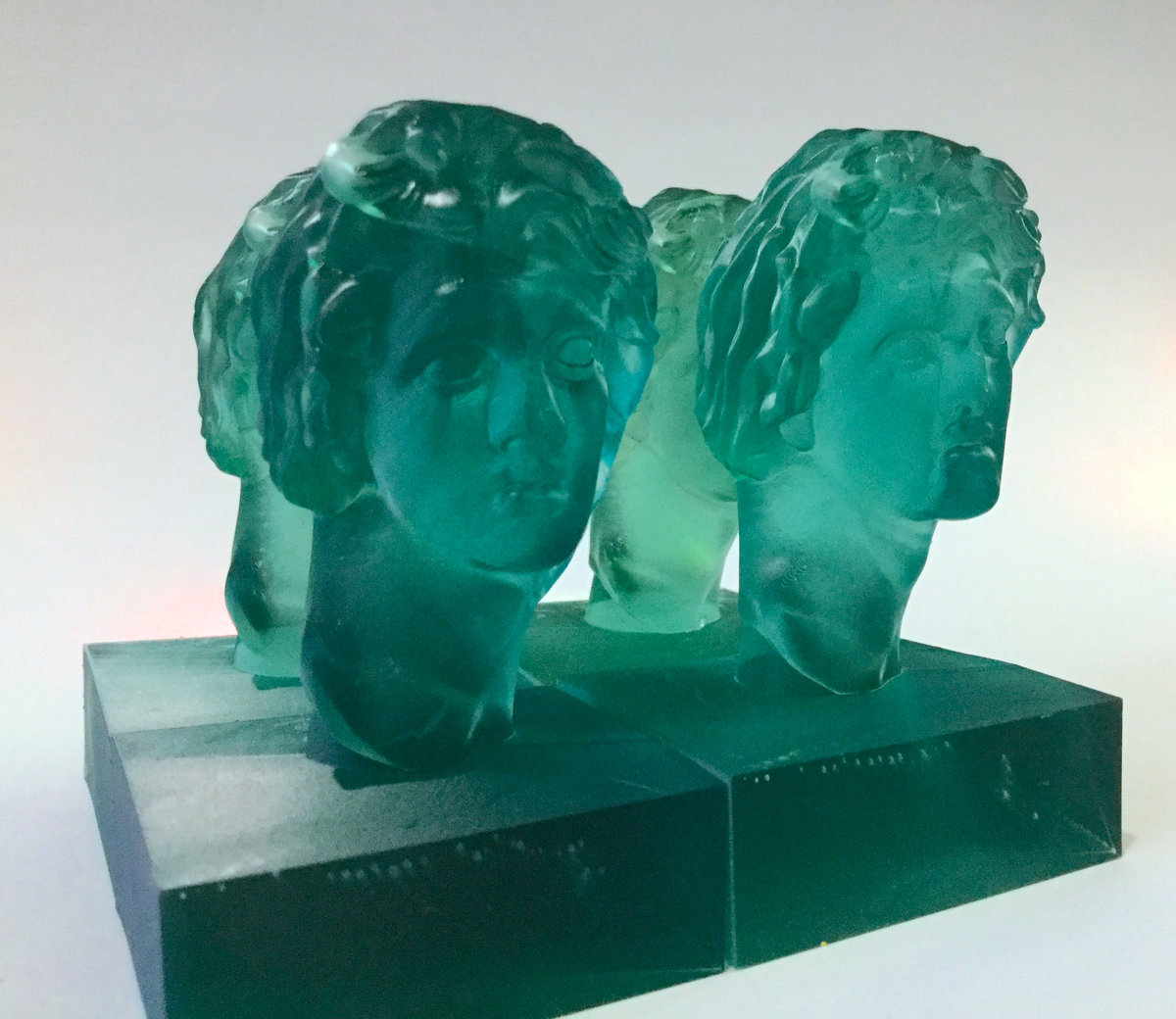 Blue/Teal Helios Statues | Mall Talk Collective