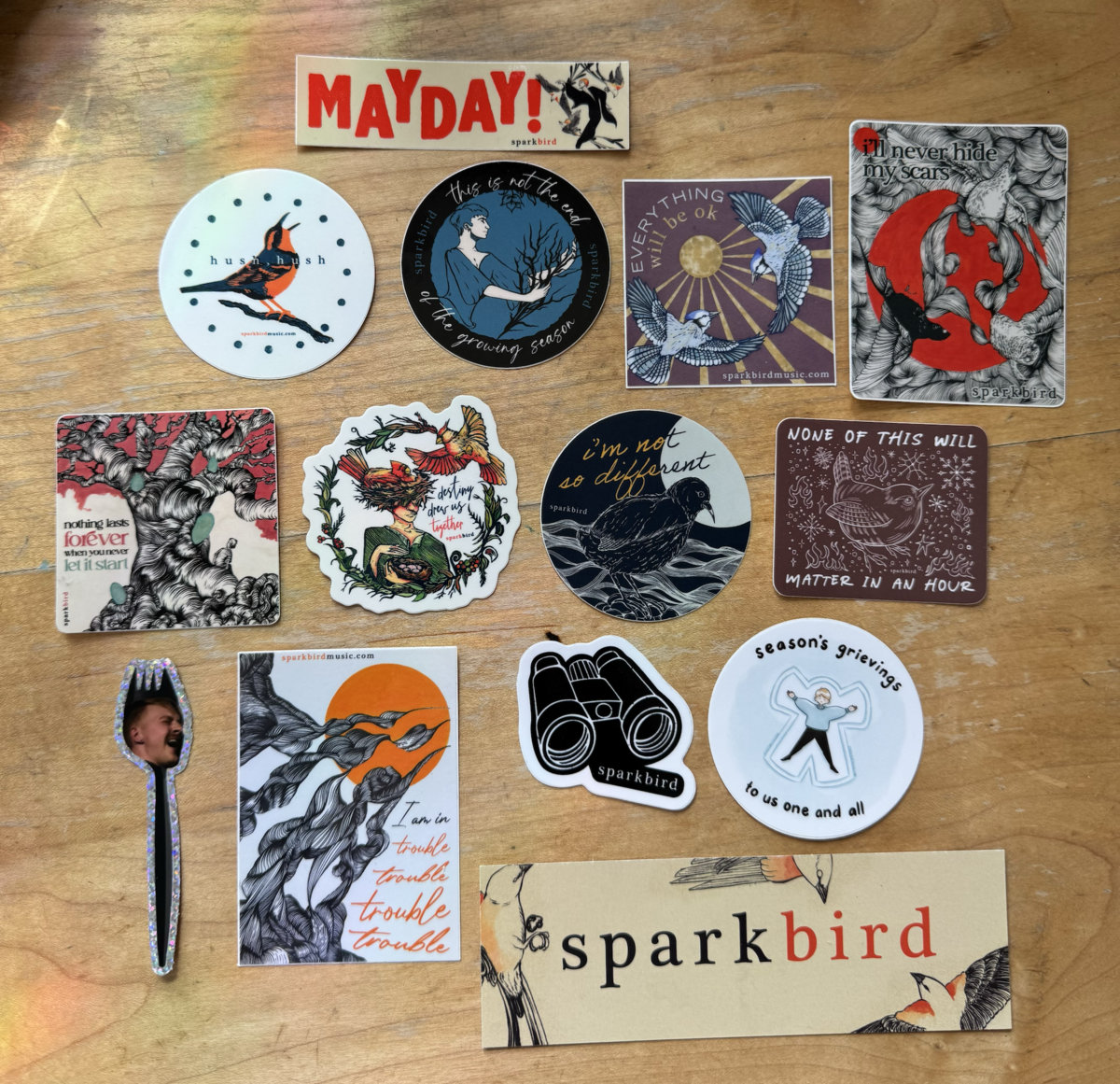 Sticker + Bookmark Bundle | Sparkbird