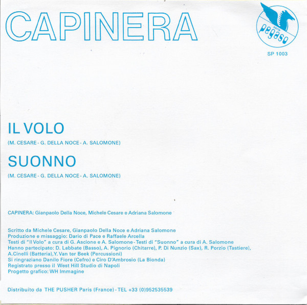 Il Volo / Suonno | Capinera | Periodica Records