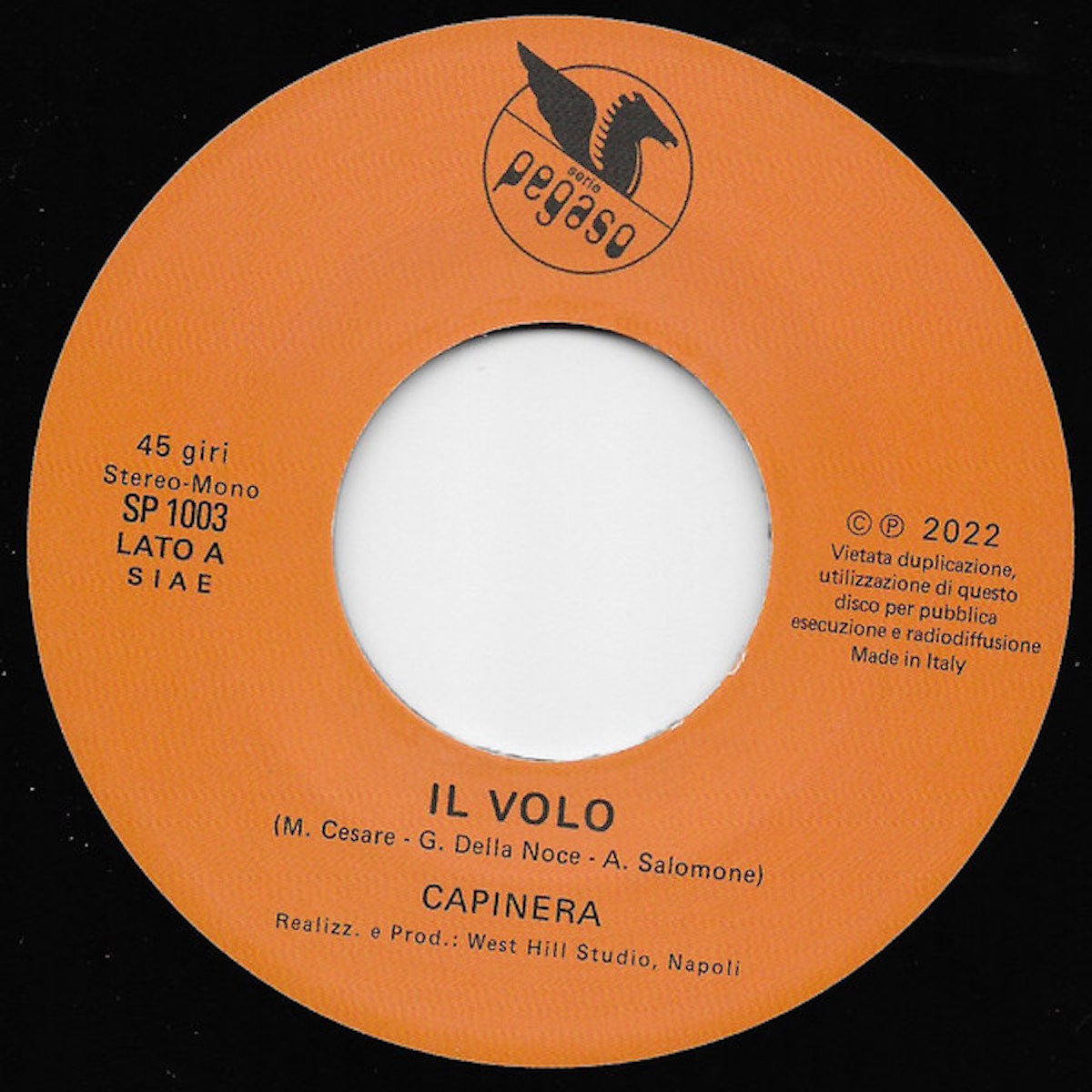 Il Volo / Suonno | Capinera | Periodica Records