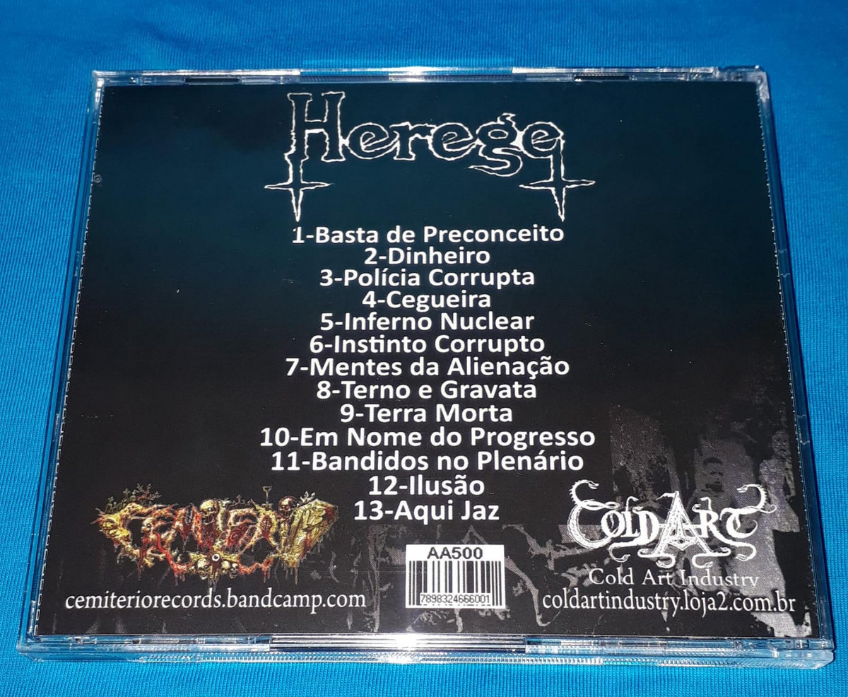 HEREGE: Terra Morta – CD | Cemitério Records | Rotten Foetus Records