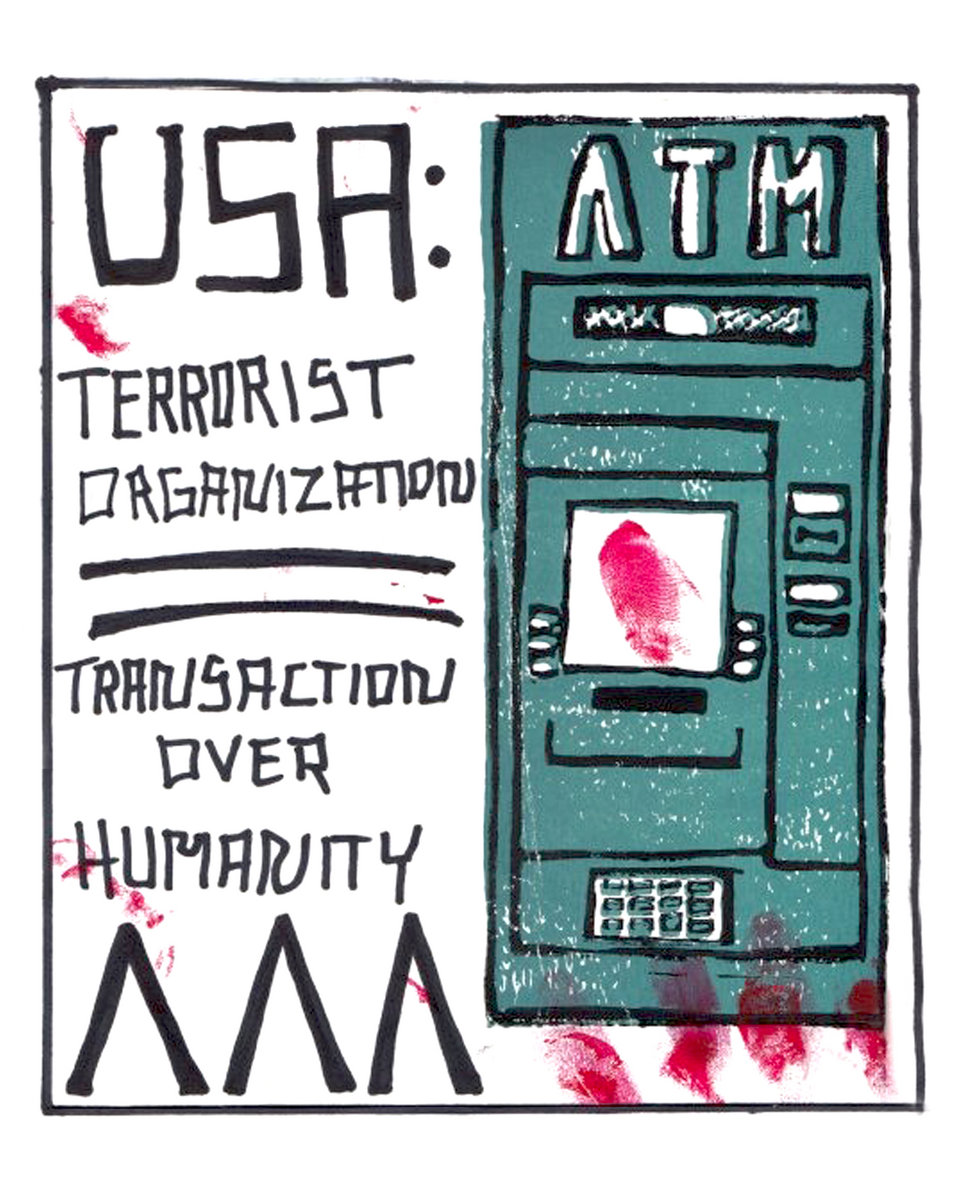 ATM protest poster (FREE) | BODEGA