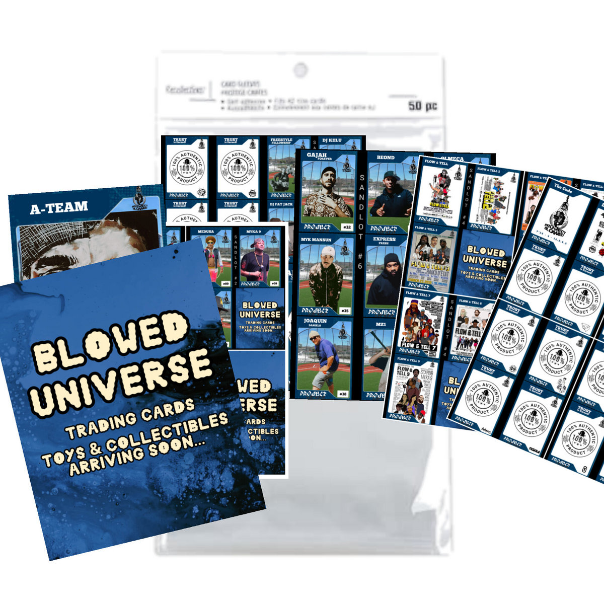Blowed Universe Trading Cards: Sandlot Series 1-6 Stacked Rookie Packs ...