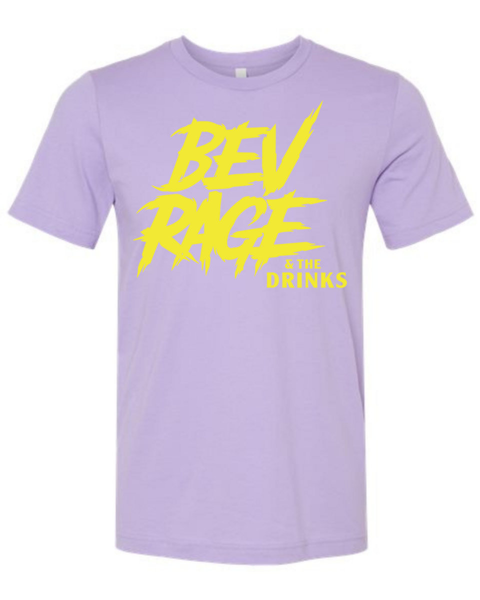 Bev Rage 80's Logo Lavender - 20% off | Bev Rage & the Drinks