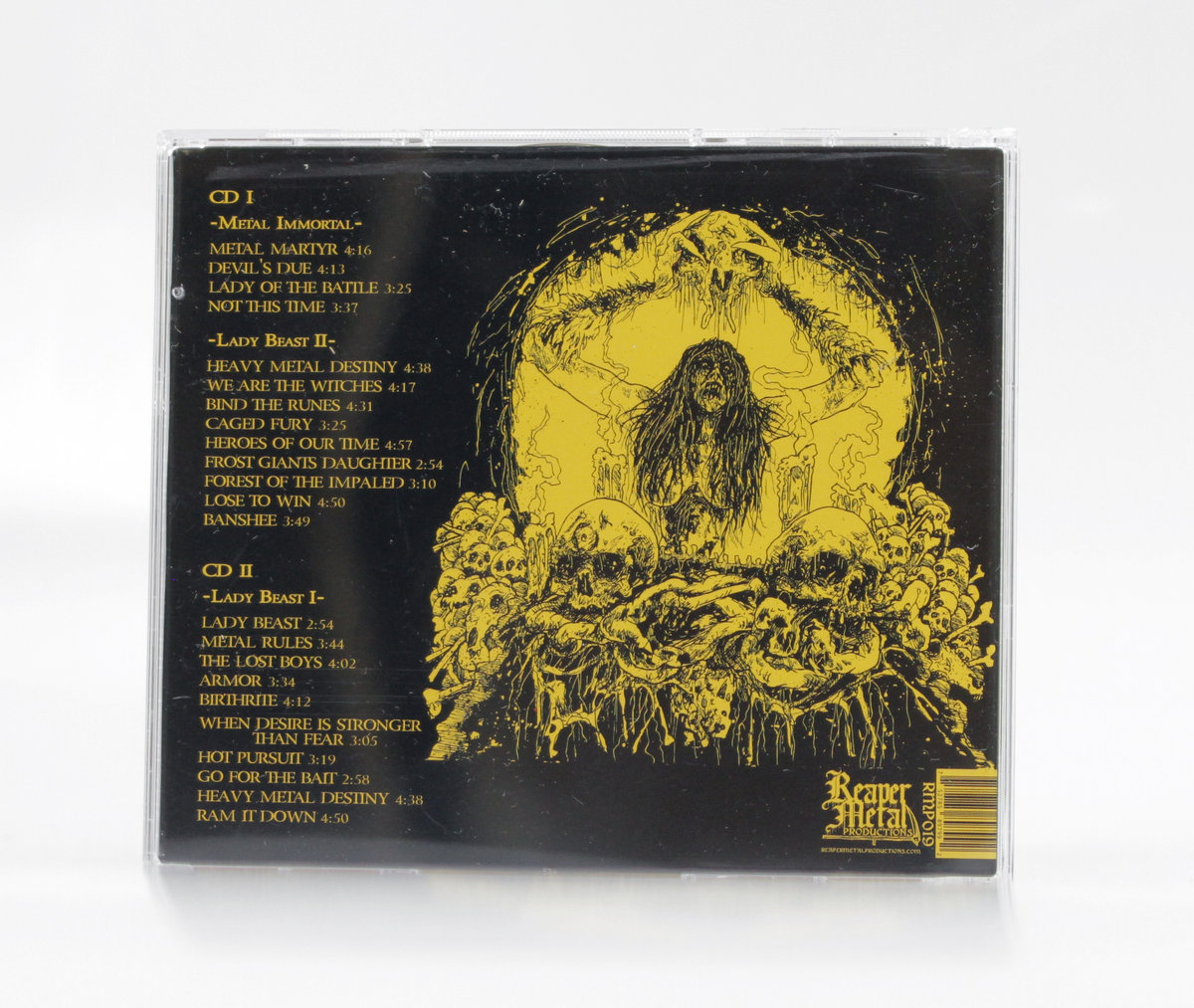 LADY BEAST - The Early Collection (DOUBLE CD) | Reaper Metal Productions