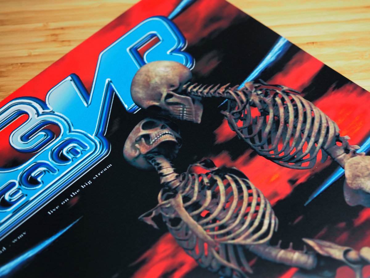 Live on the Big Stream Poster (13"x19") | death's dynamic shroud