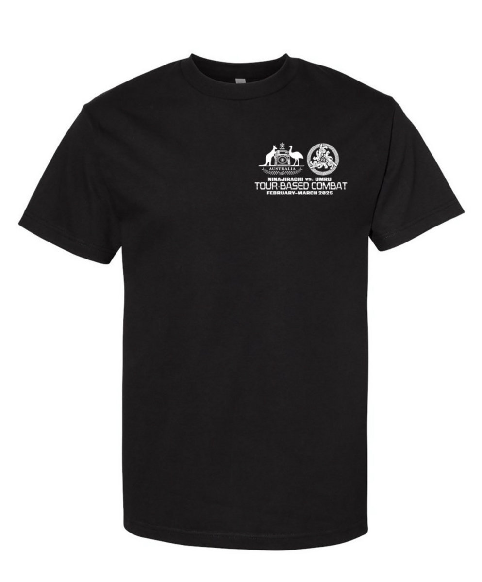 Umru vs Ninajirachi: Tour Based Combat III T-shirt | Ninajirachi