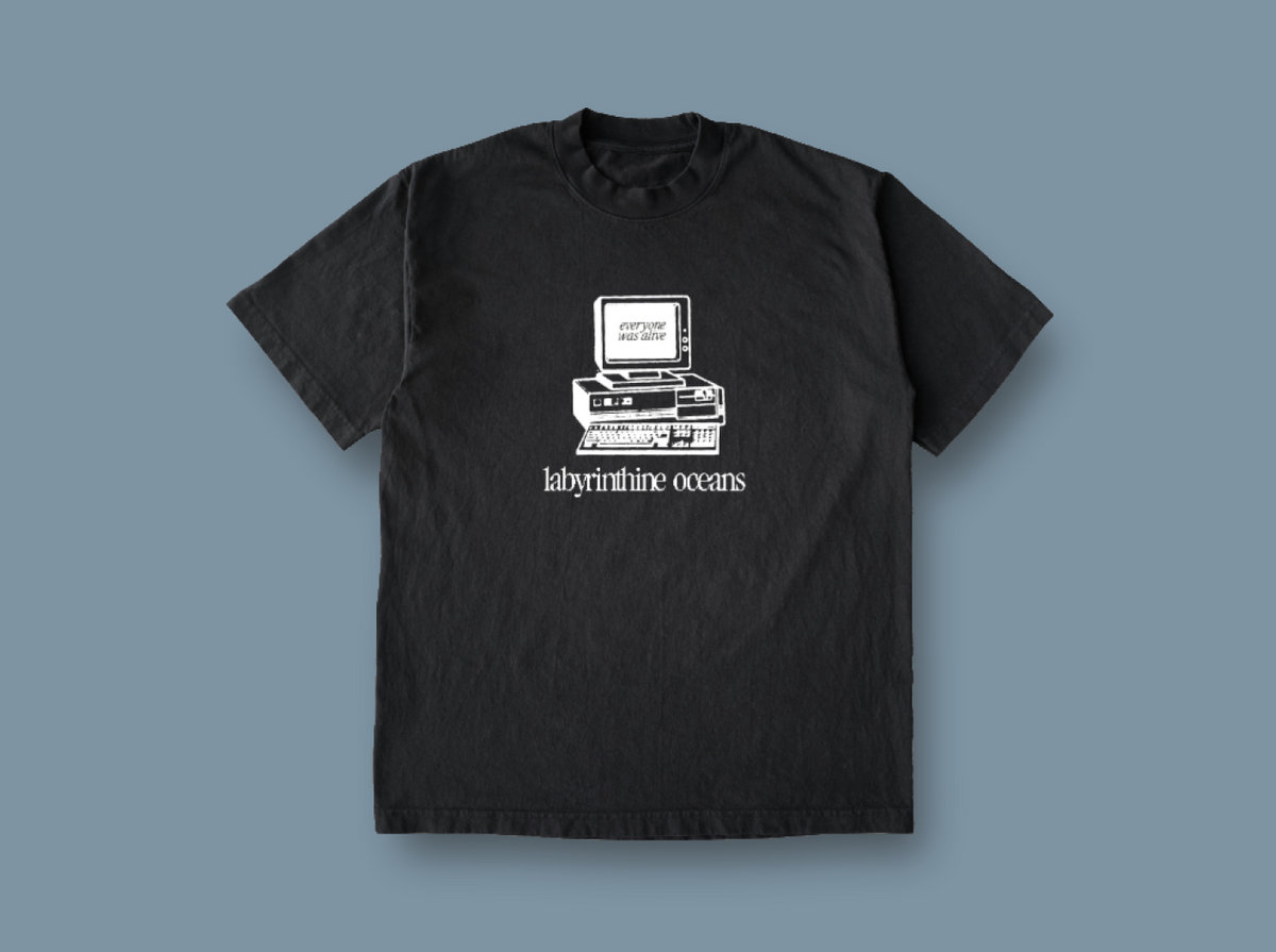 computer t-shirt | labyrinthine oceans