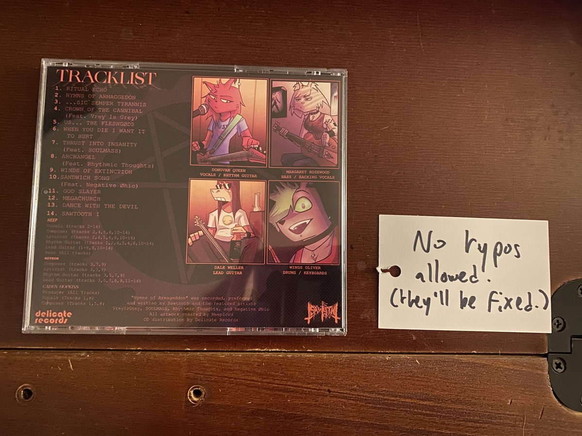 Hymns of Armageddon | Sawtooth | Delicate Records