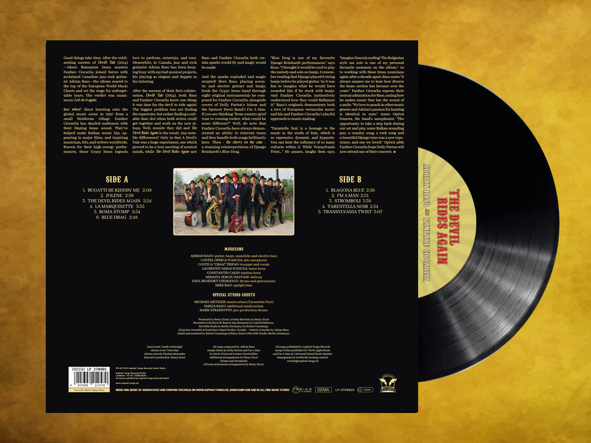 The Devil Rides Again | Adrian Raso and Fanfare Ciocărlia