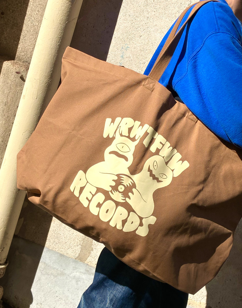 Giant Heavyweight Oversized WRWTWW Records Tote Bag | WRWTFWW Records