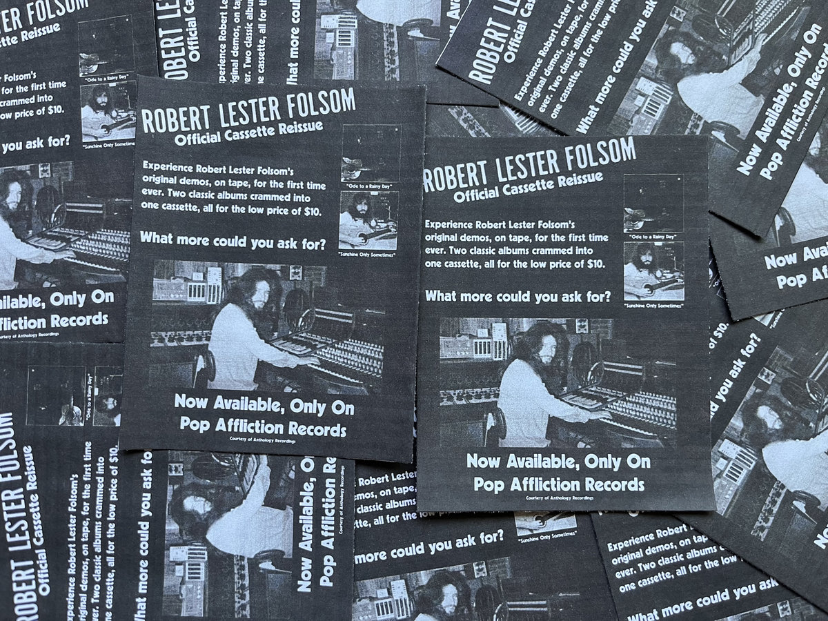 Robert Lester Folsom Archives 1972-1975 Limited Edition Cassette | Pop ...