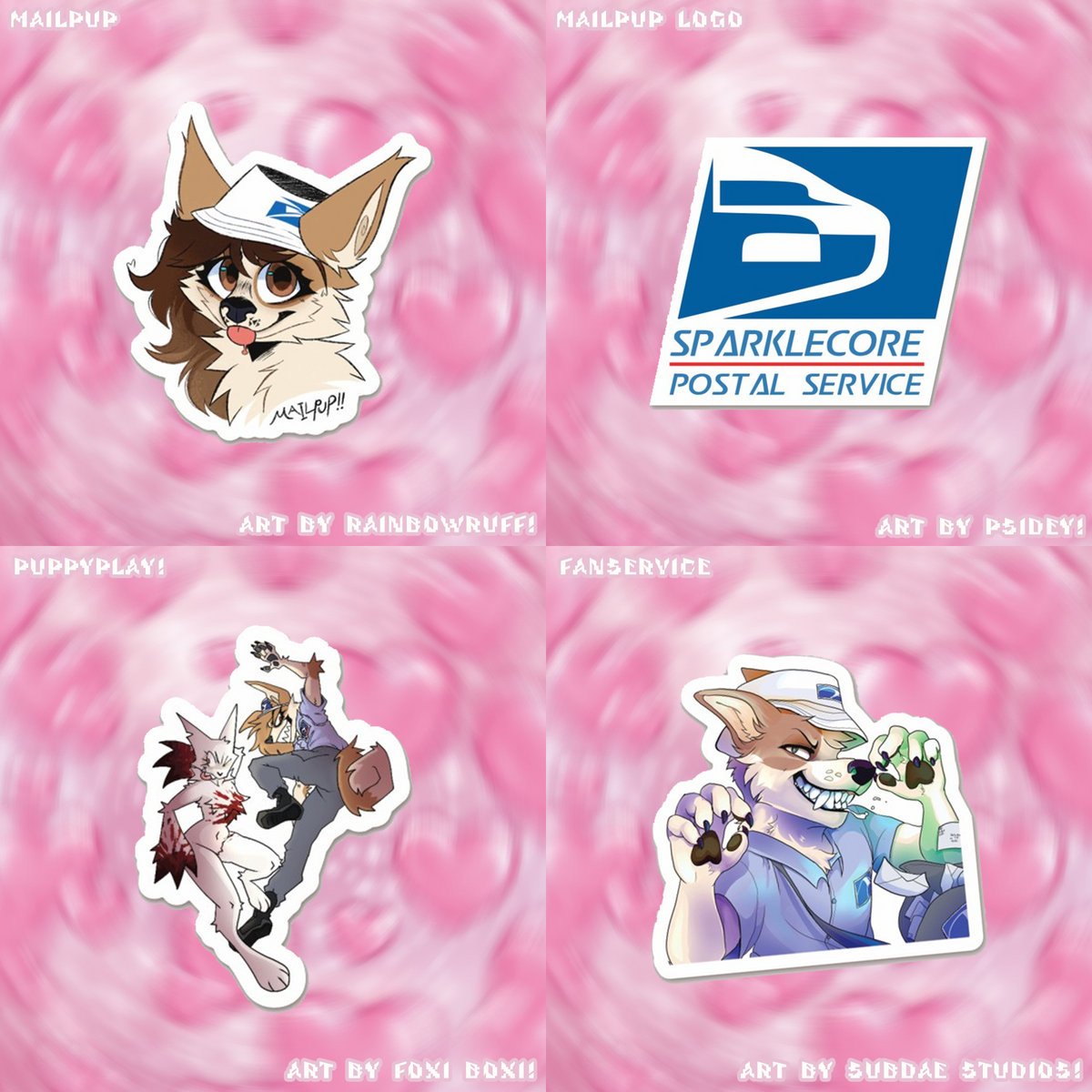 SPARKLECORE STICKER PACK! | SPARKLECORE SOUNDSYSTEM