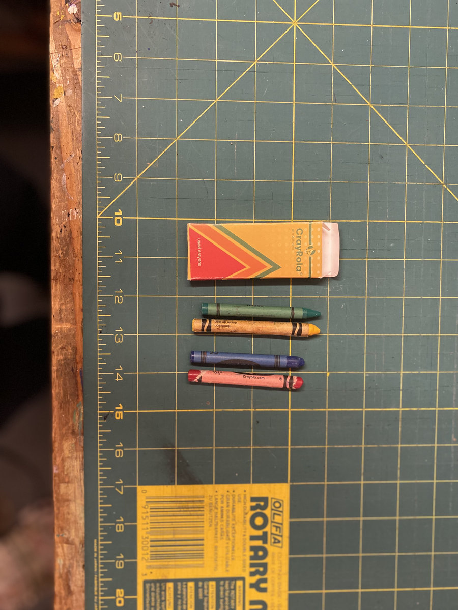 Used Crayons | P-Ro X Flu Dust | P-Ro