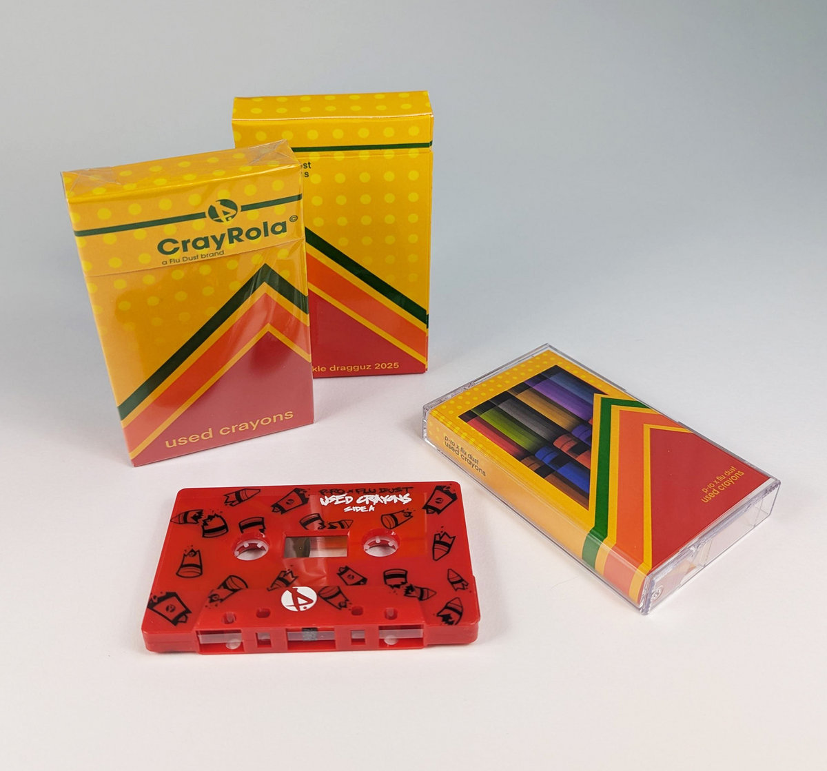 Used Crayons | P-Ro X Flu Dust | P-Ro